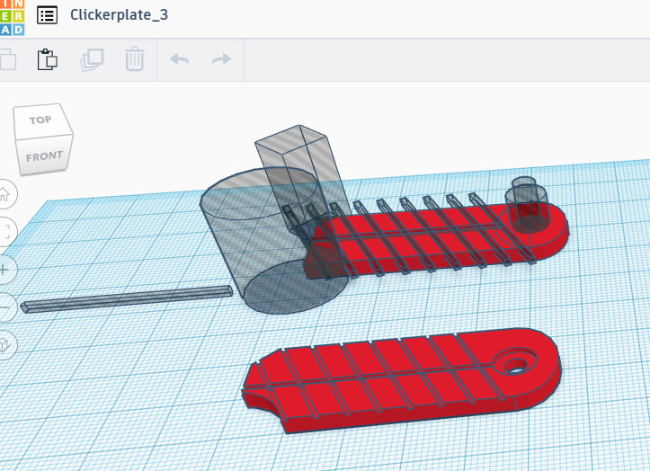 Clicker plate (Hoyt) by ludodg | Download free STL model | Printables.com