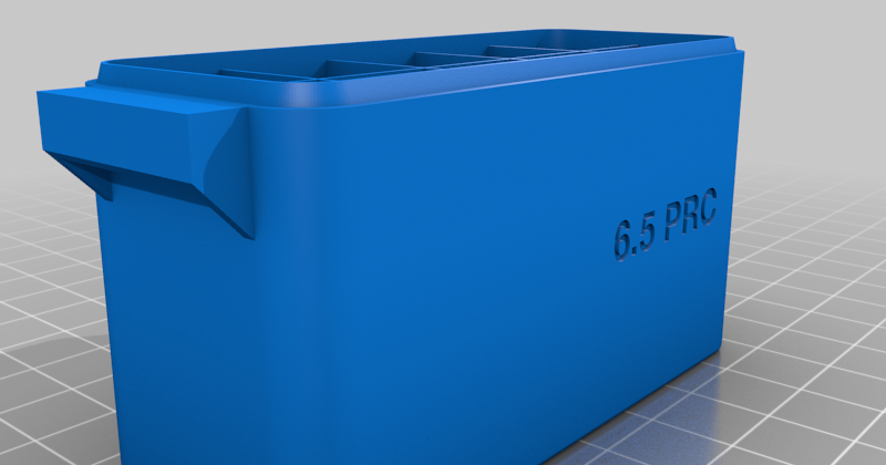 6.5 PRC, Pocket Snap Latch Modular Ammo Box by brass_ring | Download ...