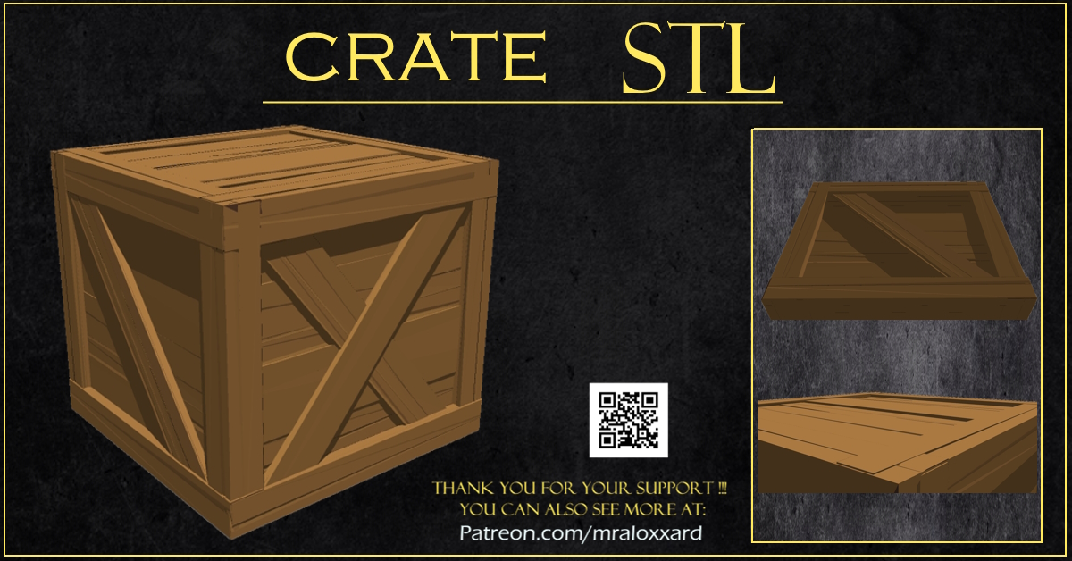 Medieval crate by MrAloxxard | Download free STL model | Printables.com