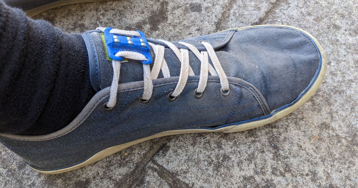 Magnetic shoe laces by 3DPS | Download free STL model | Printables.com