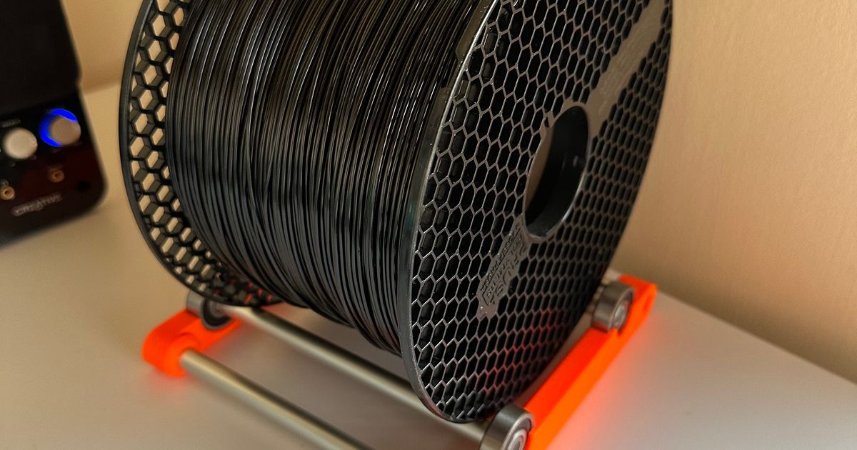 Spool Holder for wide or heavy filament spools by Henning | Download ...