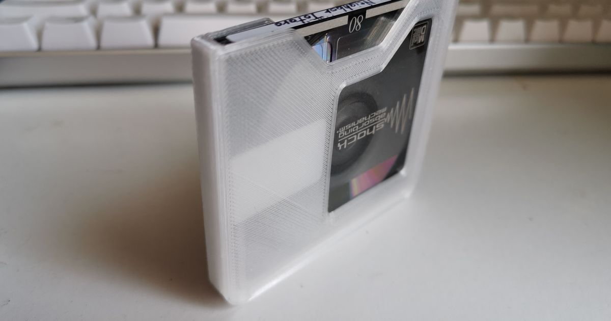 Minidisc MD Case by LC7 | Download free STL model | Printables.com