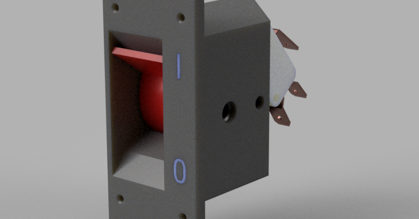 Big Red Switch (IBM XT Style) with magnetic latching by Axeman ...