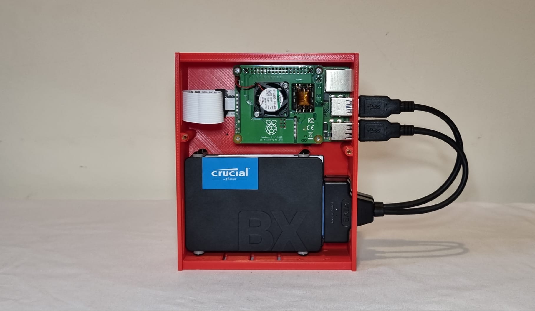 1u Raspberry Pi NAS (2 x 2.5' drives) by ThatGuy | Download free STL ...