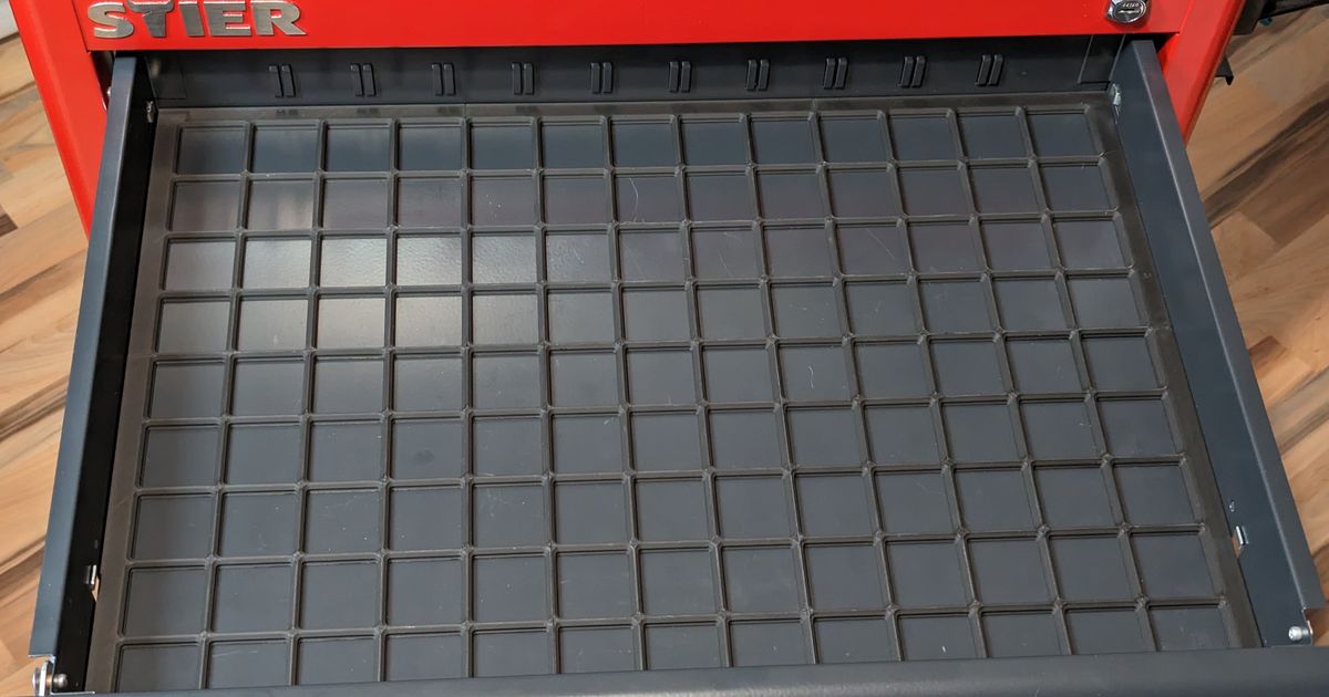 Gridfinity Stier Tool Drawer Base Plate by LayerCake | Download free ...