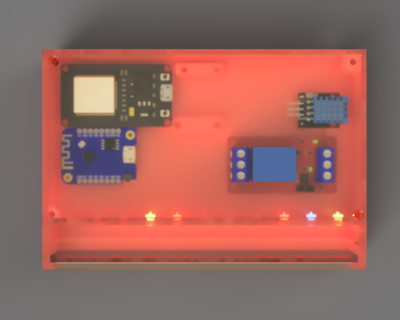 ESP32 ESP8266 LED box for homeassistant par Andrea Cavagna ...