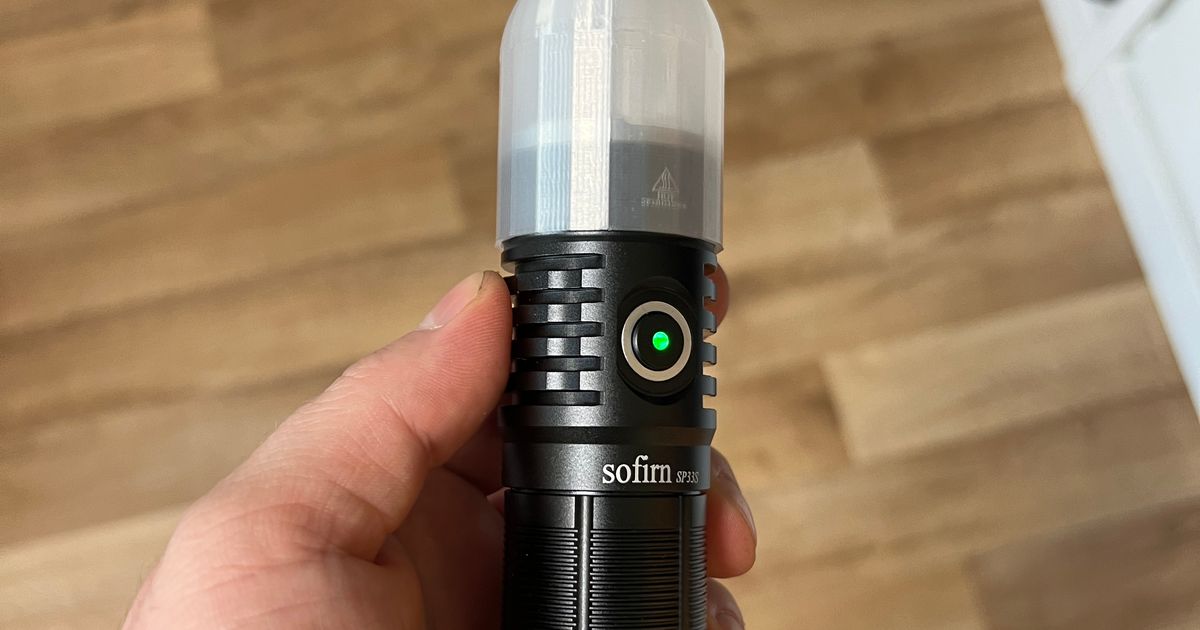 Sofirn SP33S Torch / Taschenlampe Diffusor / Diffuser by Max | Download ...