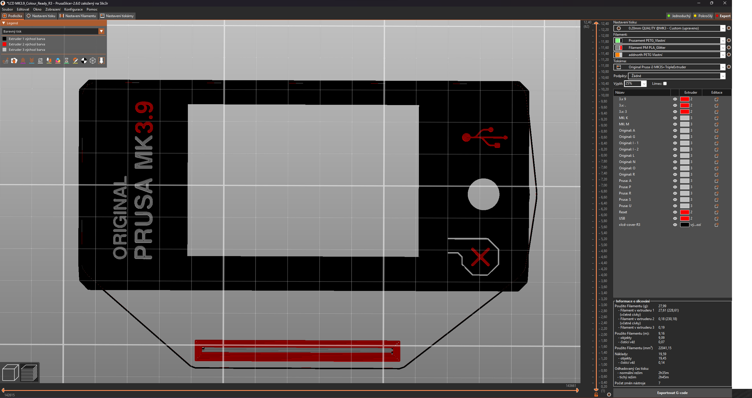 MK3.5 and MK3.9 LCD Cover (R2 and R3 Available) by Tombry | Download ...