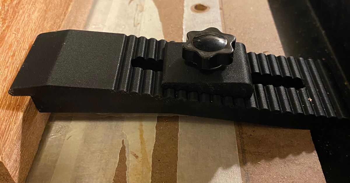 Cnc Low Profile Clamp by Morten Kristensen | Download free STL model ...