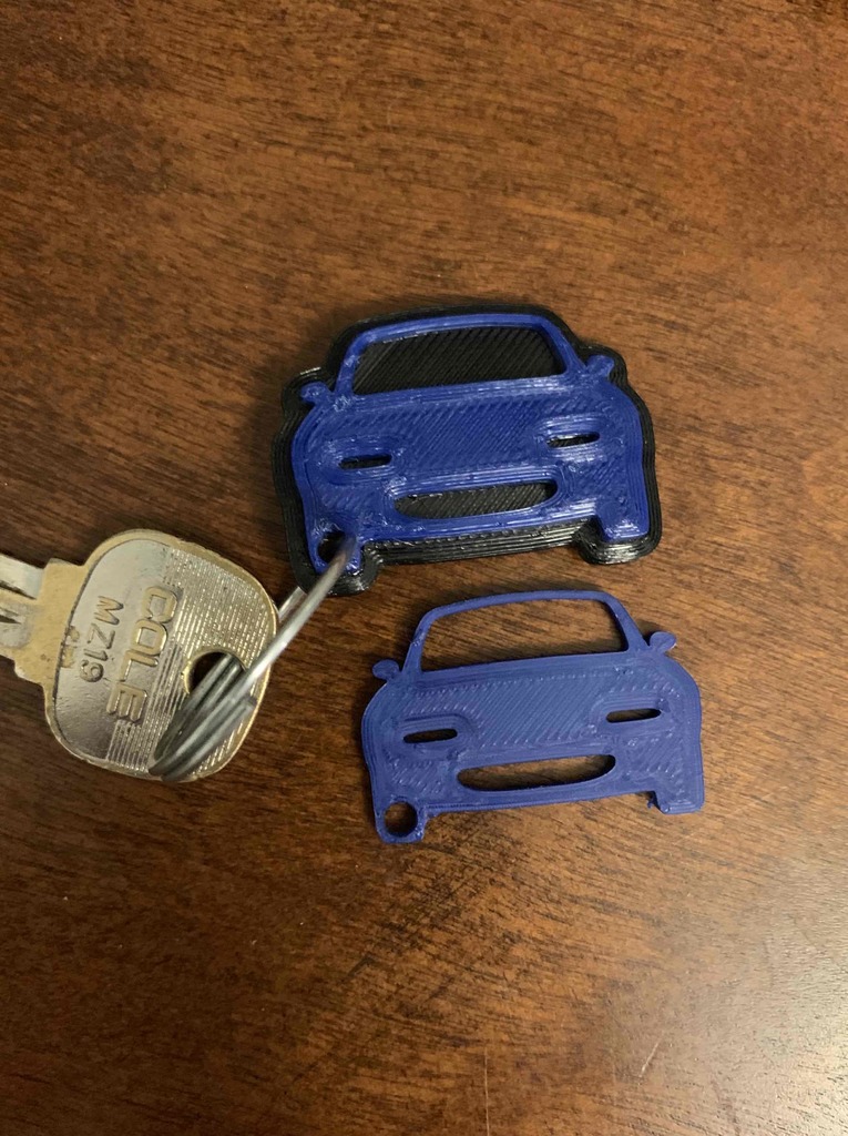 Miata Keychain with Base by cbmelton | Download free STL model ...