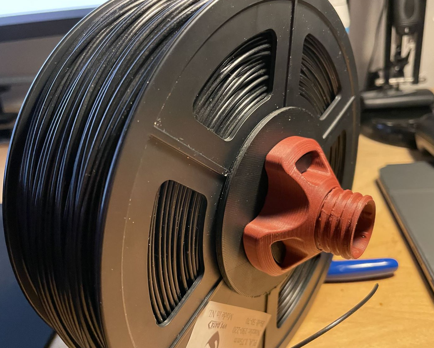 Respooler - adapter disks for 80mm inner circumference spools by ...