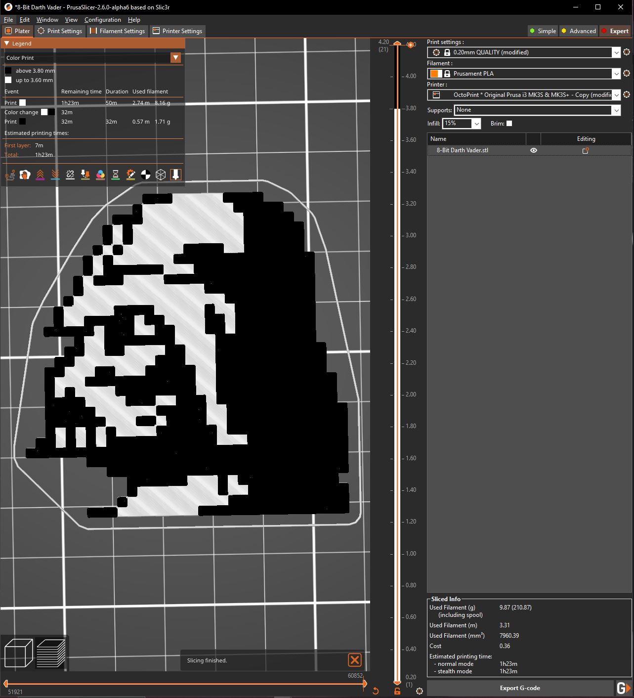 8-Bit Darth Vader by Ankhadia | Download free STL model | Printables.com