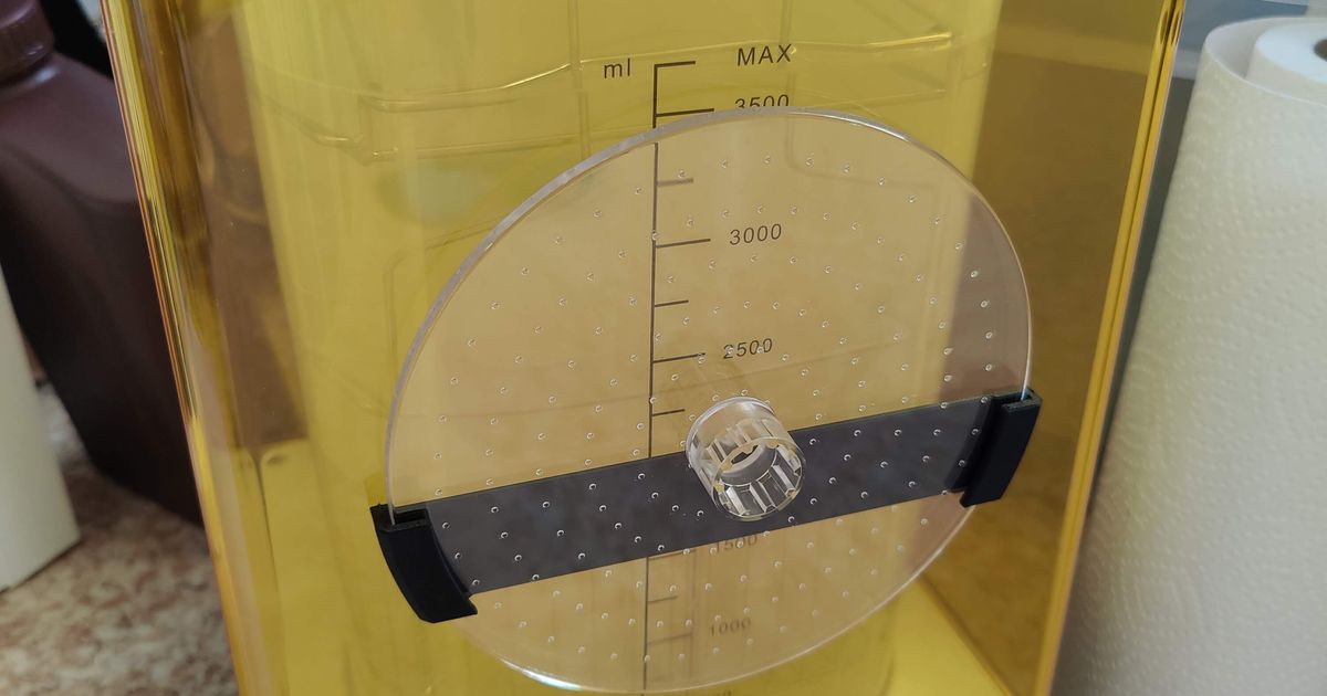 Wash and Cure Plate Holder von AndresDesigns | Kostenloses STL-Modell ...