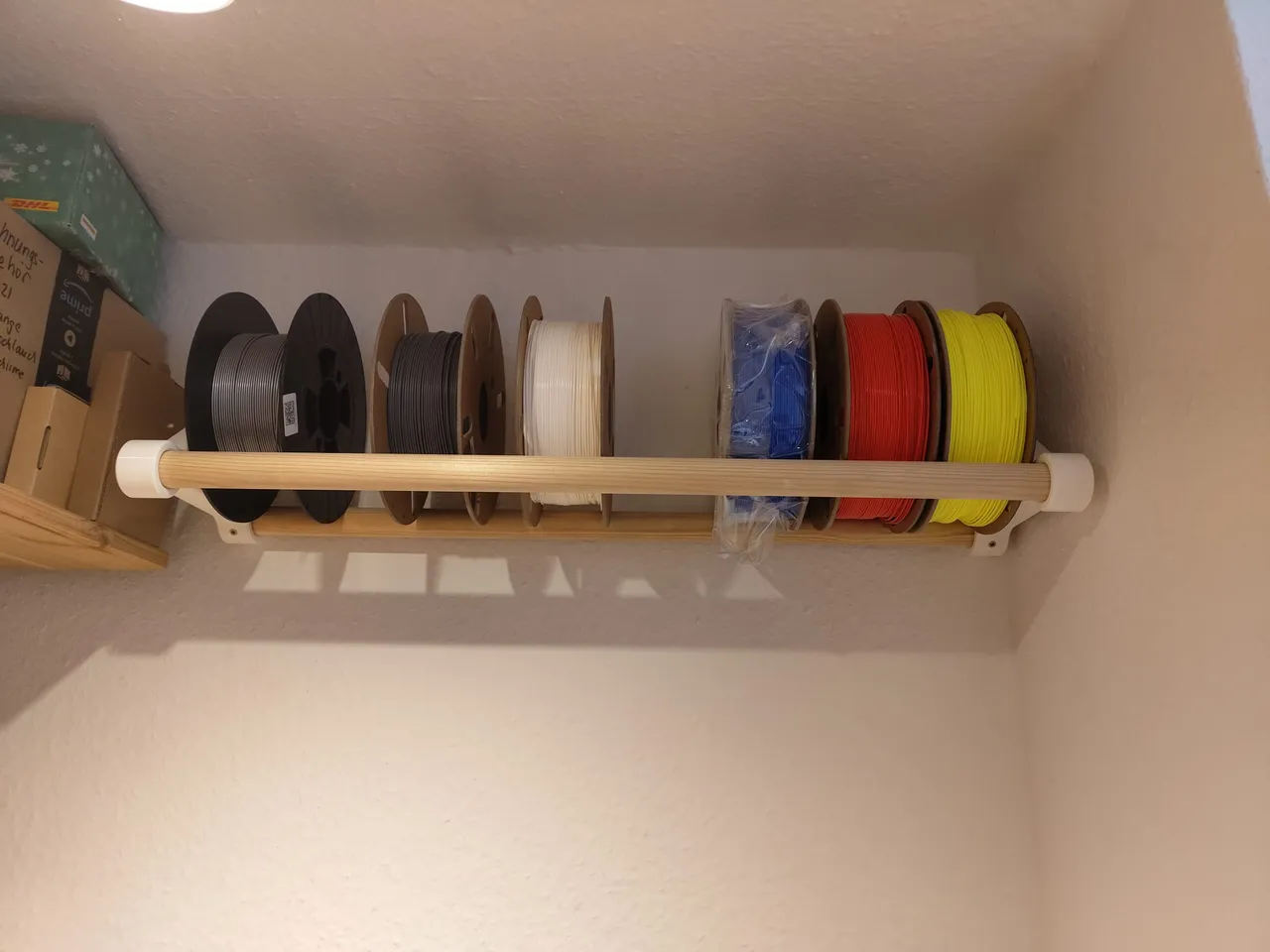 Filament Shelf by Anton B. | Download free STL model | Printables.com