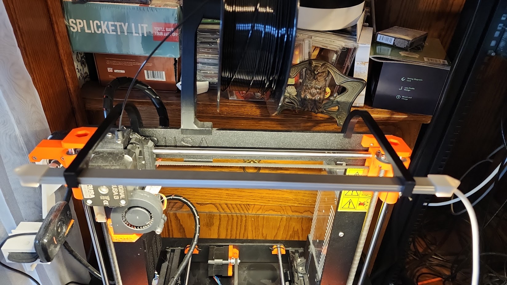 Prusa MK3 LED strip mount with Max Z clearance remix by ndot | Download ...