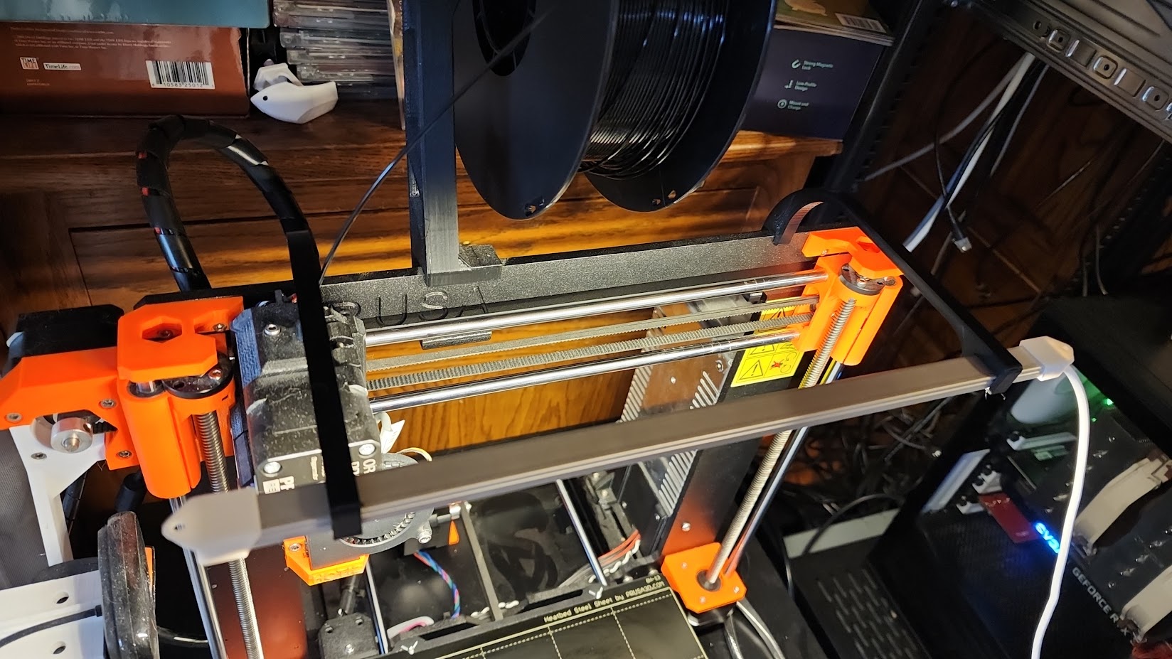 Prusa MK3 LED strip mount with Max Z clearance remix by ndot | Download ...