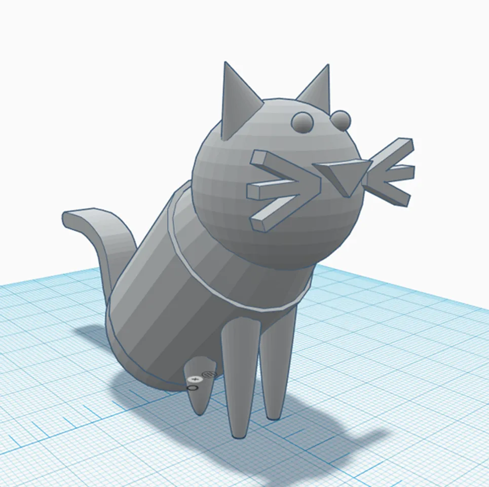 Tinkercad cat by Robbemar | Download free STL model | Printables.com