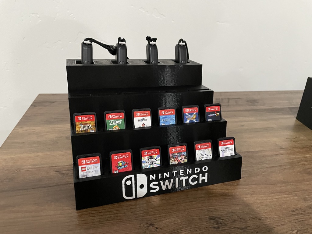 Nintendo Switch Cartridge and Strap Storage Stand by daveh_dev | Download free STL model ...
