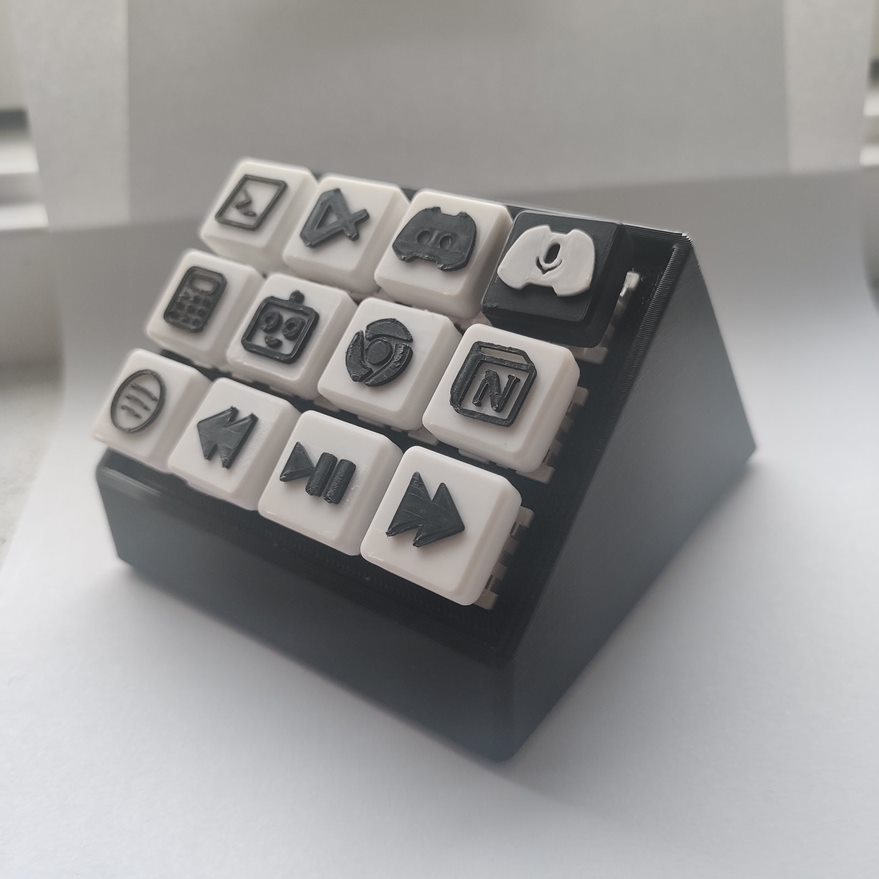 Macropad with Keycaps (AutoHotKeys script) by Camilla | Download free ...