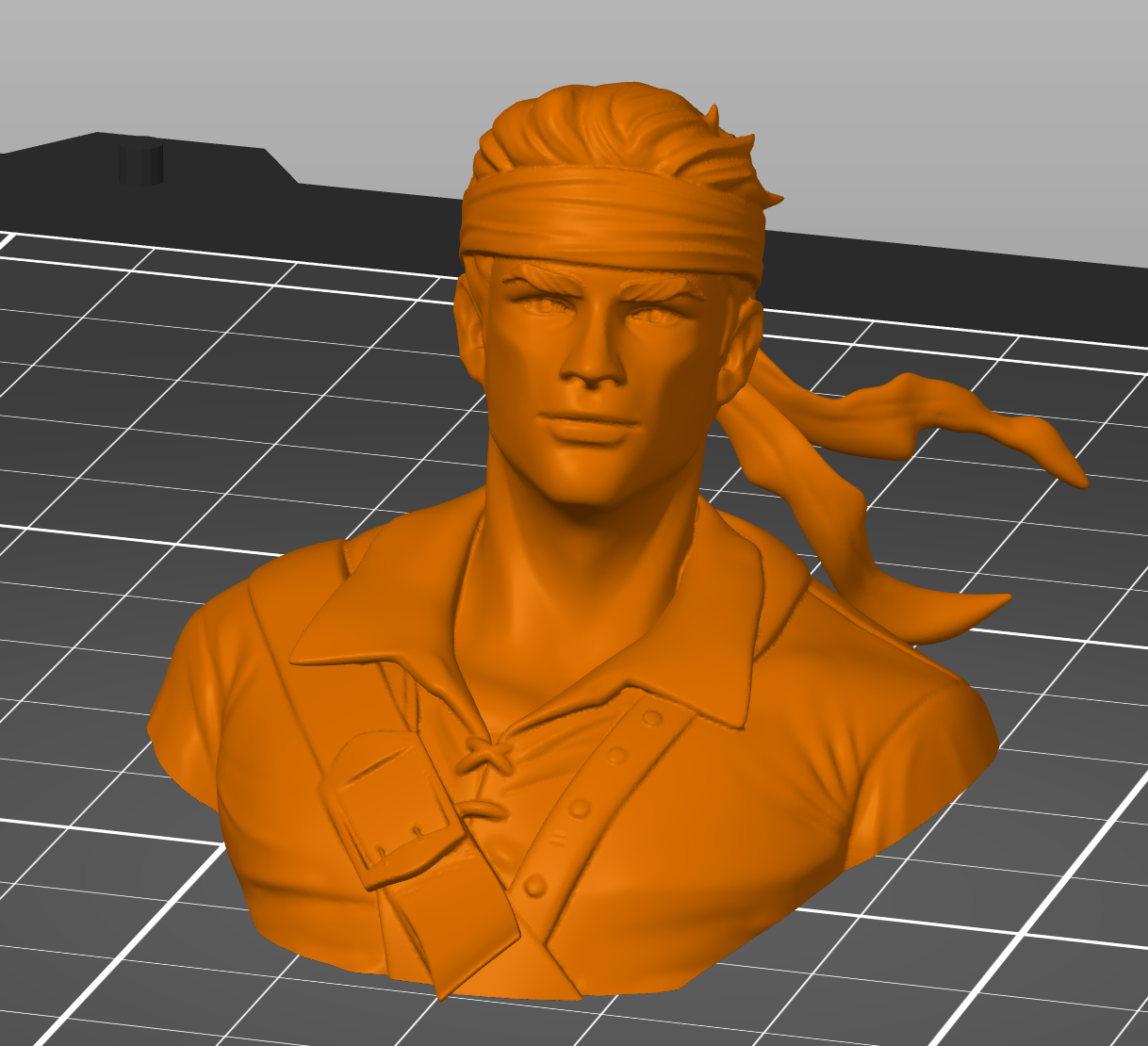 Pirate Hawkeye Bust Statue by Super 3D Printer | Download free STL model | Printables.com