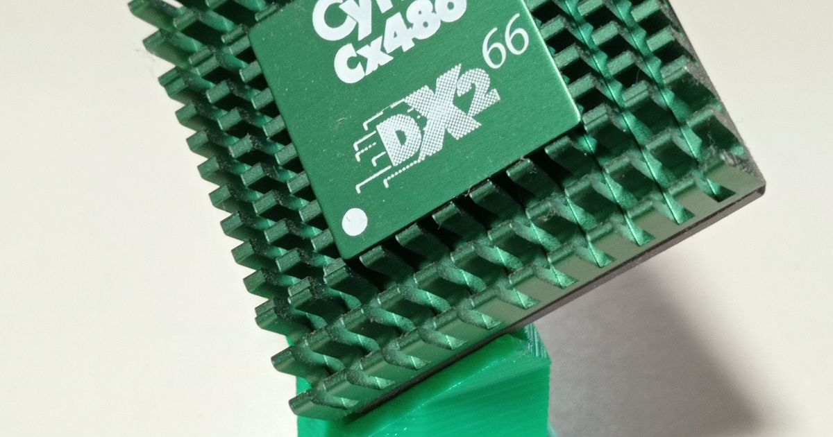 CPU display stand by Žan Rudolf | Download free STL model | Printables.com