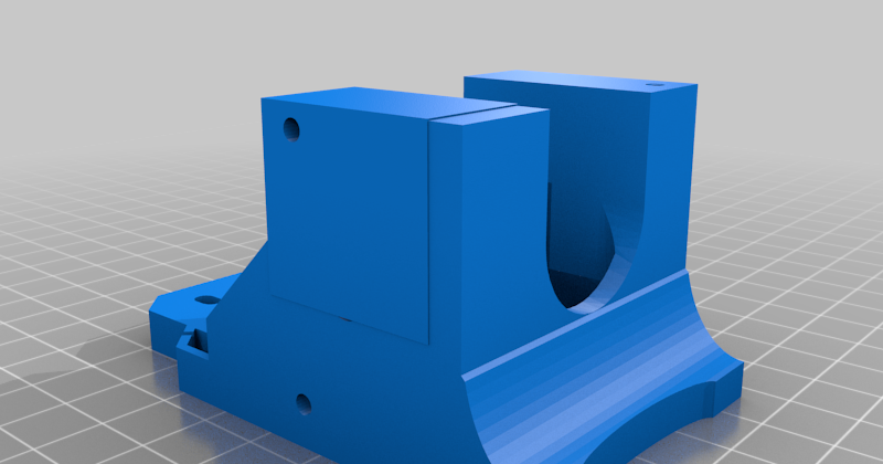 Hermit Crab Hotend for a BMG and Volcano Hotend by minimal3dp | Download free STL model ...