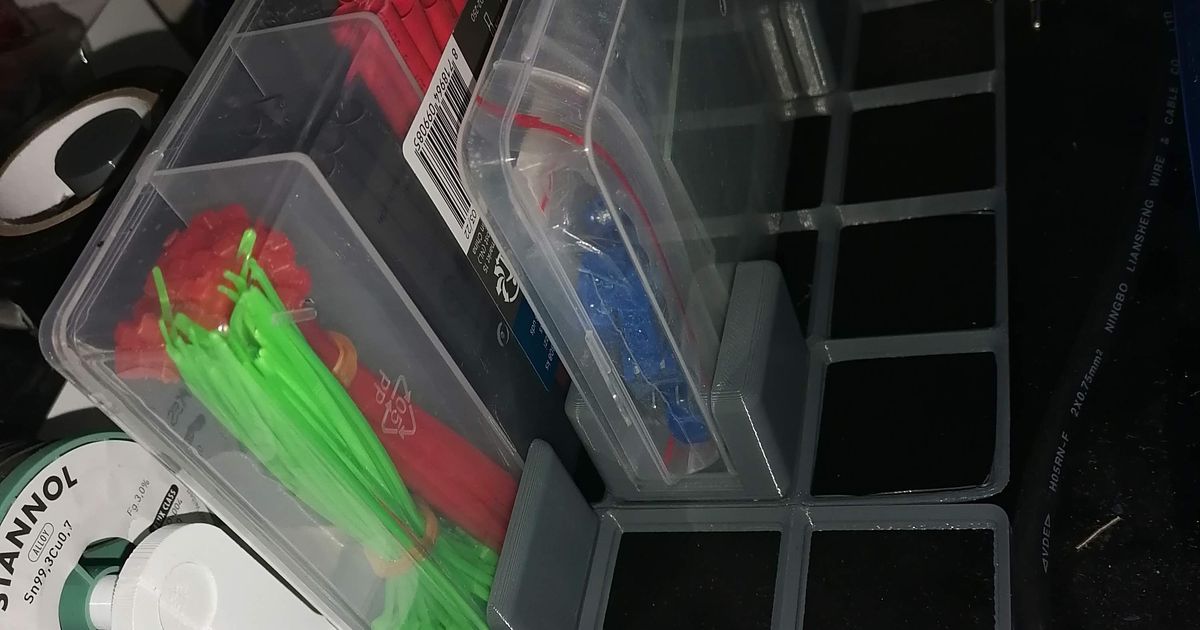 Gridfinity divider box holder by Ruben | Download free STL model ...