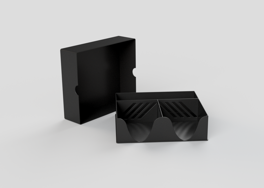 Three Compartment Box by automontronic | Download free STL model ...