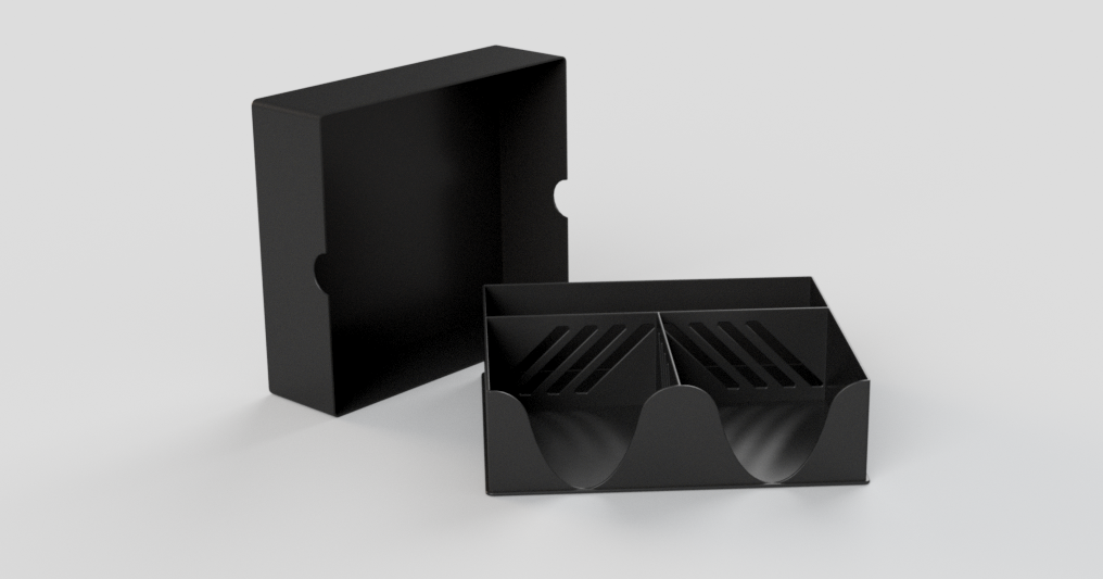 Three Compartment Box by automontronic | Download free STL model ...