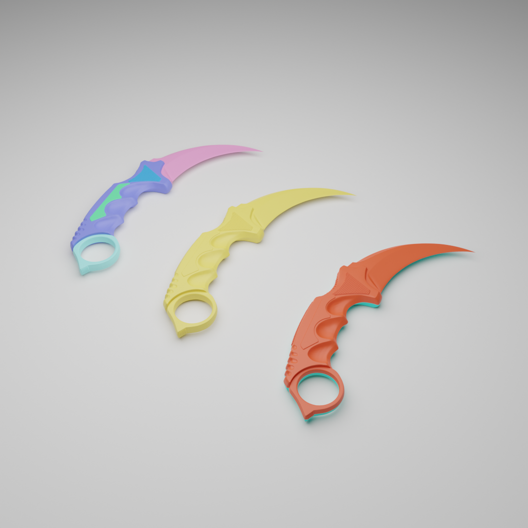 Karambit Knife CS:GO / 3d file by RataMojada | Download free STL model ...