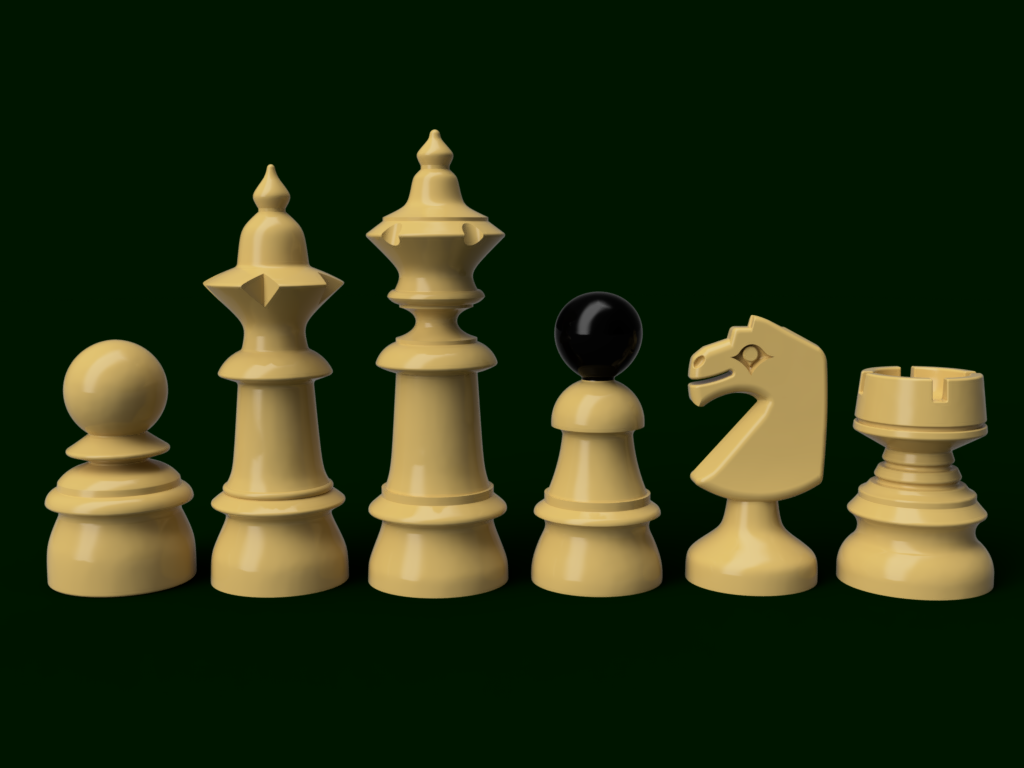 Czechoslovakian Coffeehouse Chess Set by Jeff Burton | Download free ...