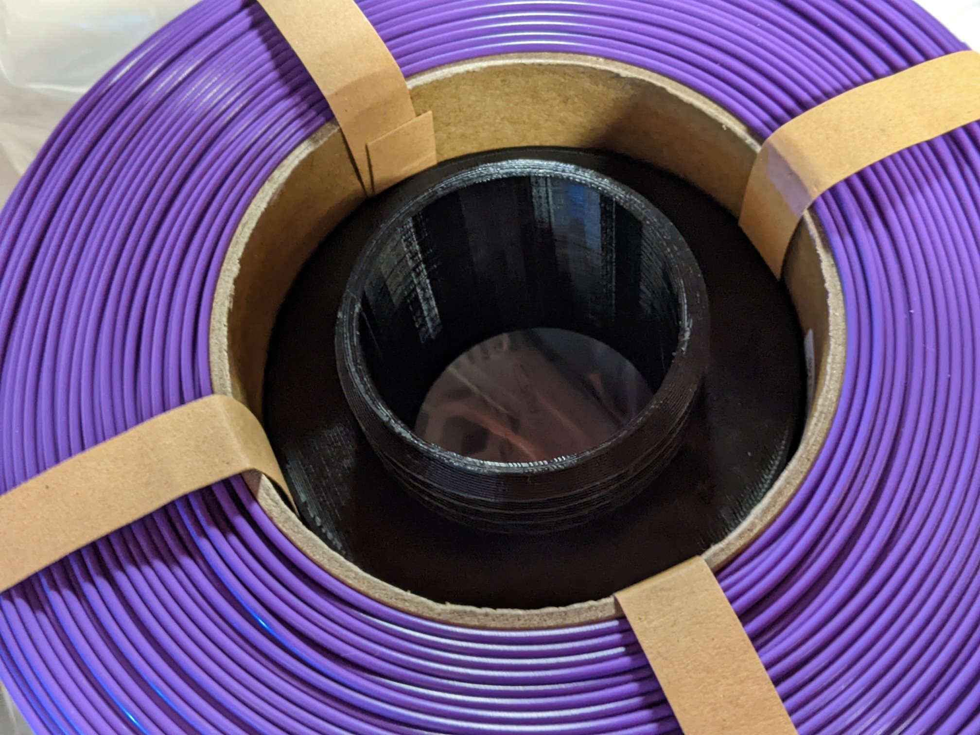 Reusable master spool for Inland or eSUN spooless filament by mr ...