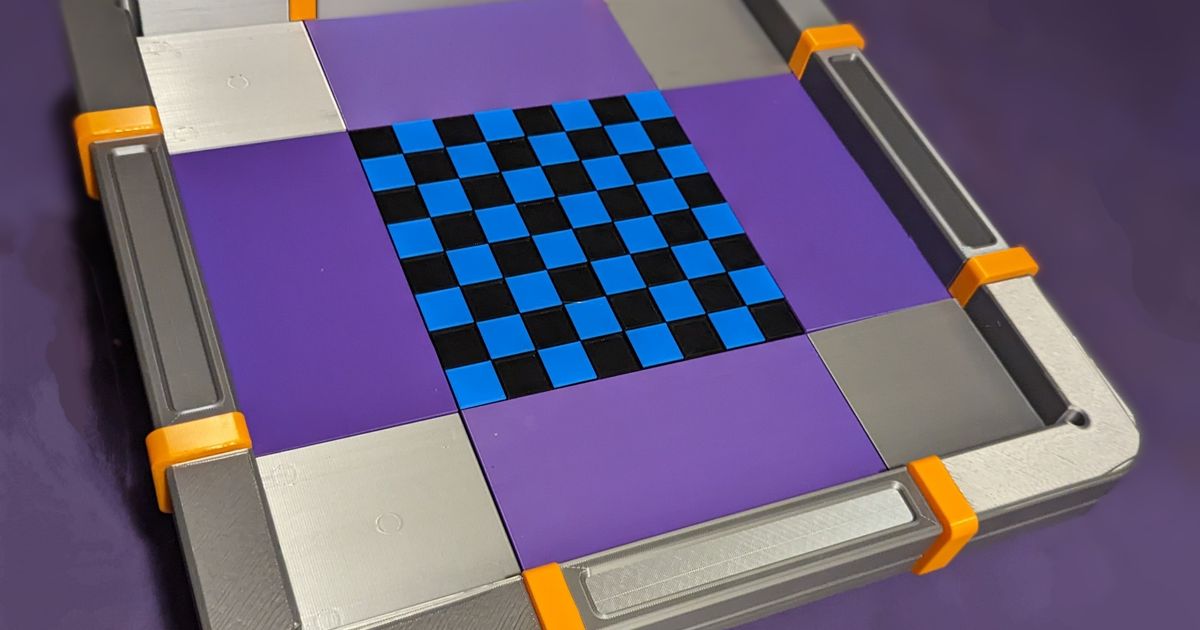 Stagetop Single Extruder Dual Colour Chessboard By Loqk Download Free Stl Model 