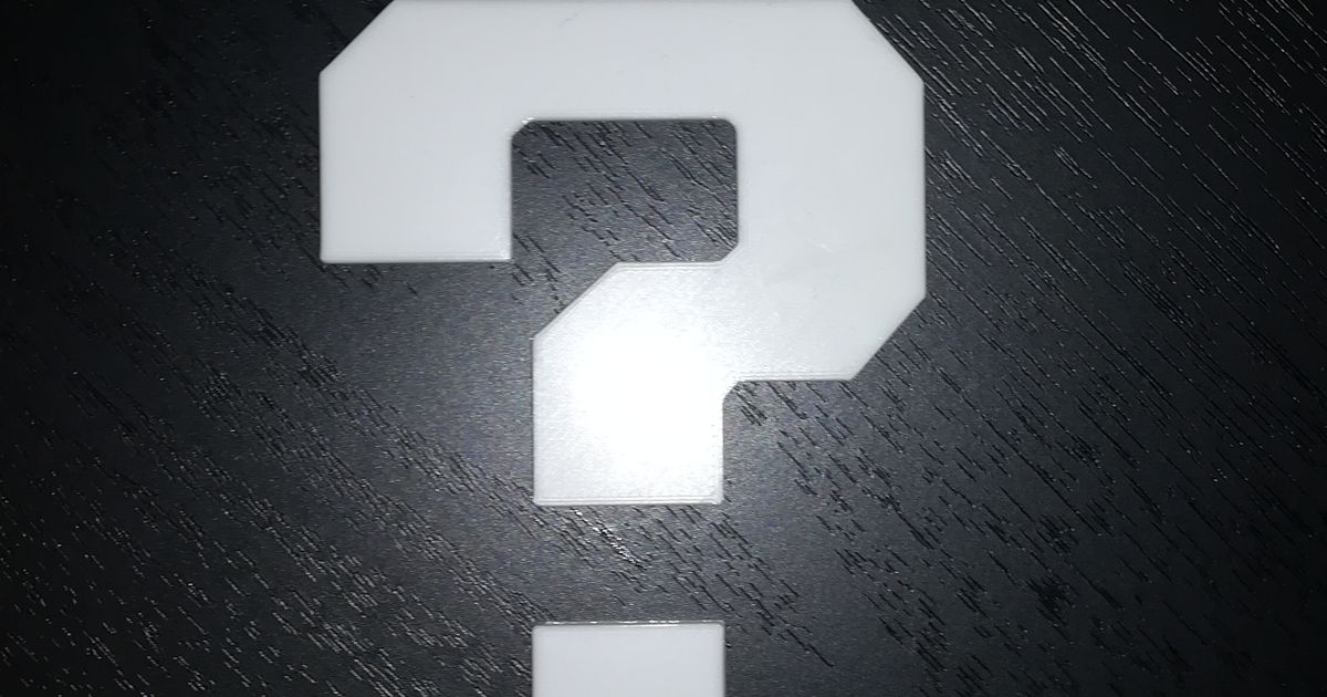 seperate question mark by koric | Download free STL model | Printables.com
