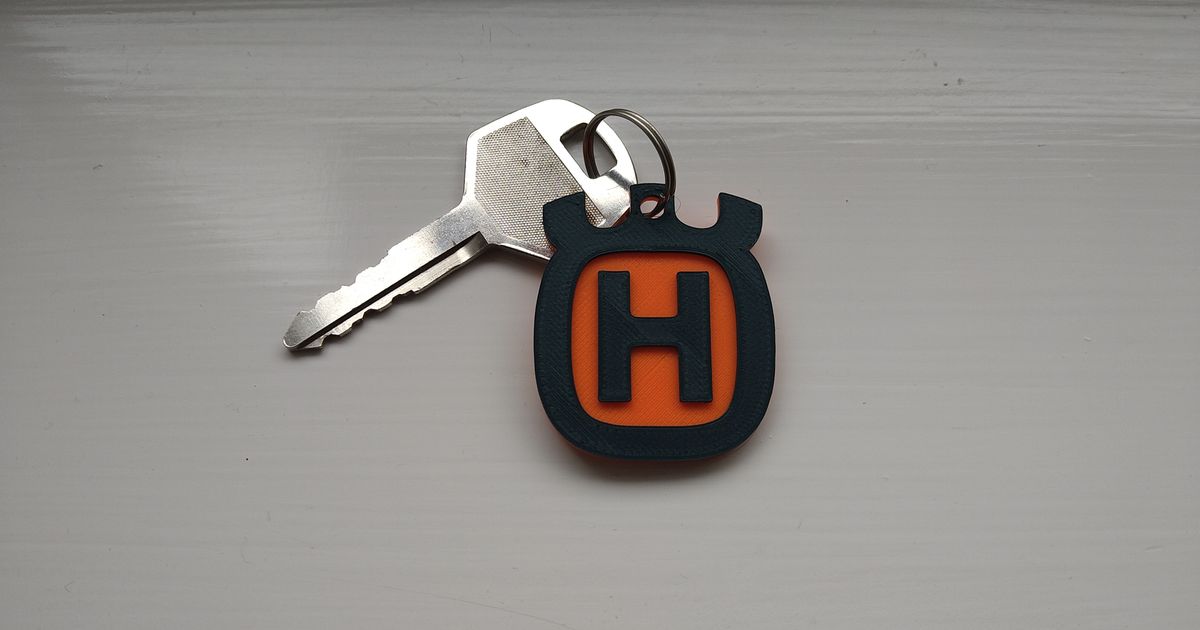 Husqvarna keychain by Aggregat | Download free STL model | Printables.com