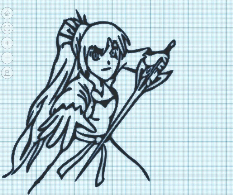 WEISS - RWBY - WALL ART by Ogama Industries | Download free STL model ...