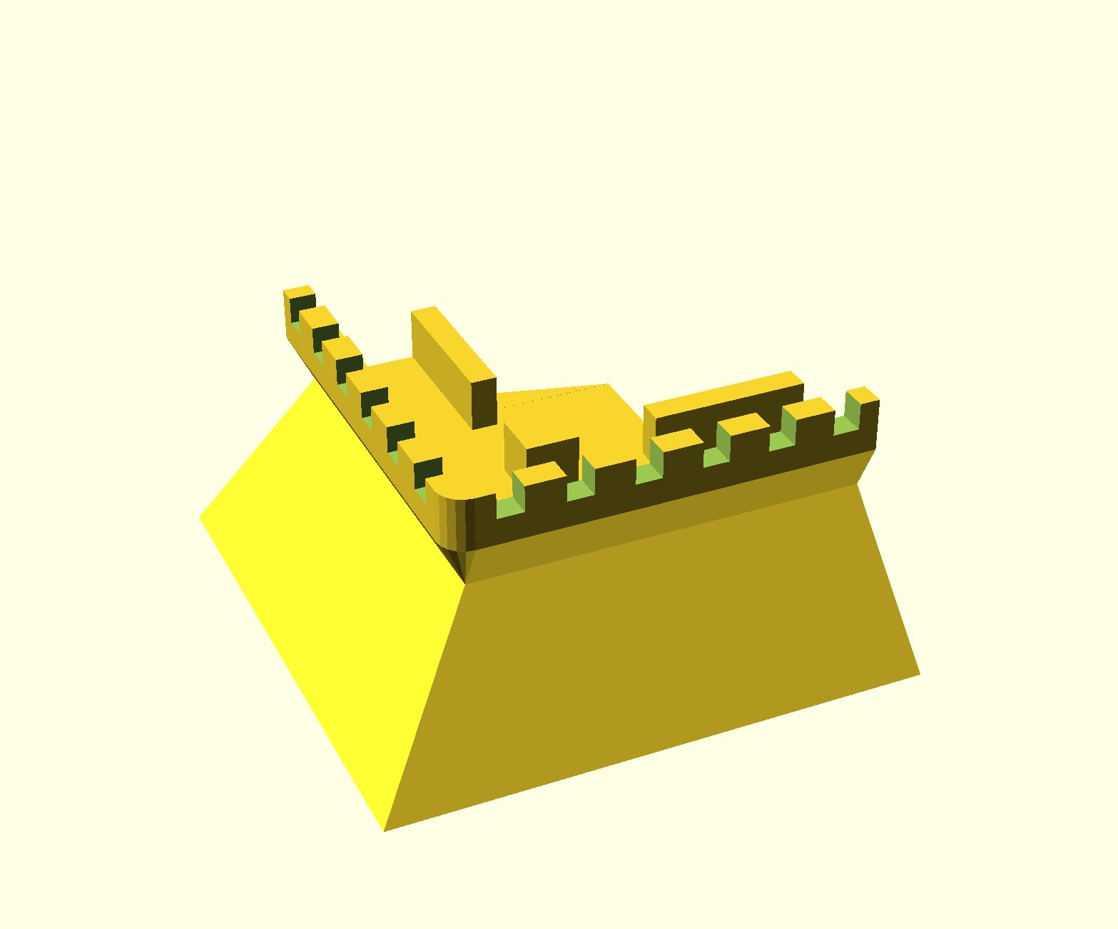 Fort corner by parapet | Download free STL model | Printables.com