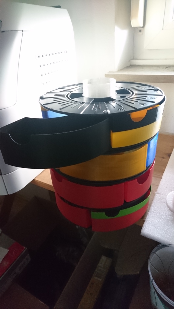 Spool storage for Innofil3D 750g spools by ShelXle | Download free STL ...