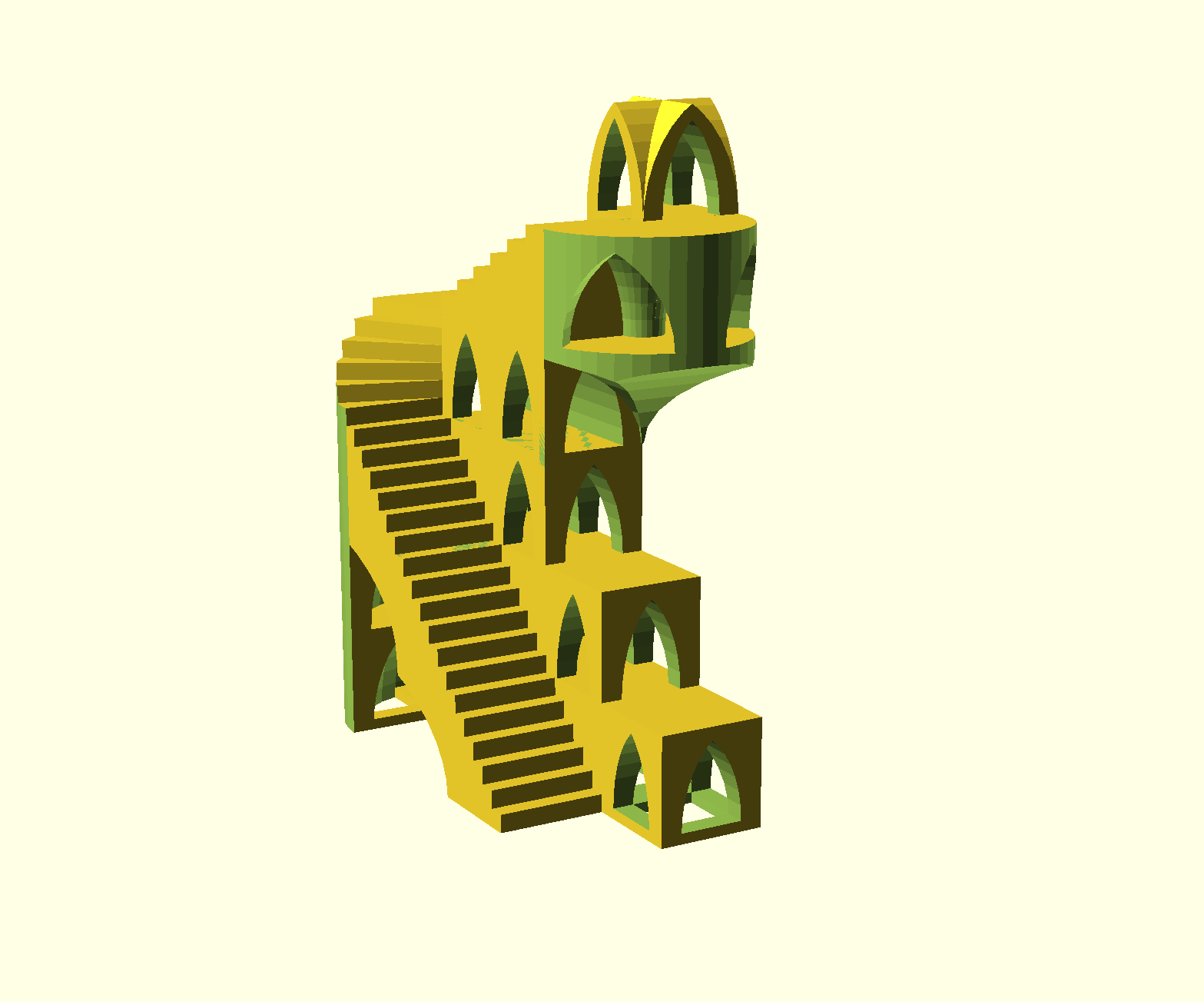Narrow tower by parapet | Download free STL model | Printables.com