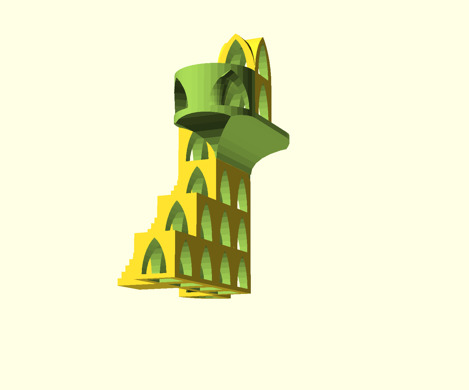 Narrow tower by parapet | Download free STL model | Printables.com
