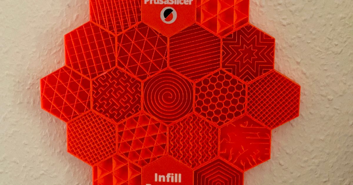 Infill Hexagon Wall Art - for any Slicer by megalog_ | Download free ...
