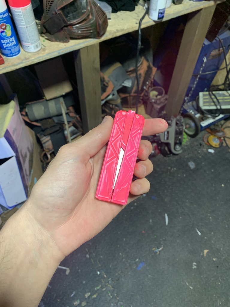 Box Cutter Balisong by ReProps | Download free STL model | Printables.com