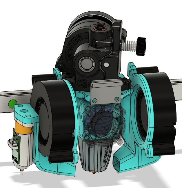 Cobra Toolhead - Linear Rails Direct Drive Mount for Orbiter 2.0 ...