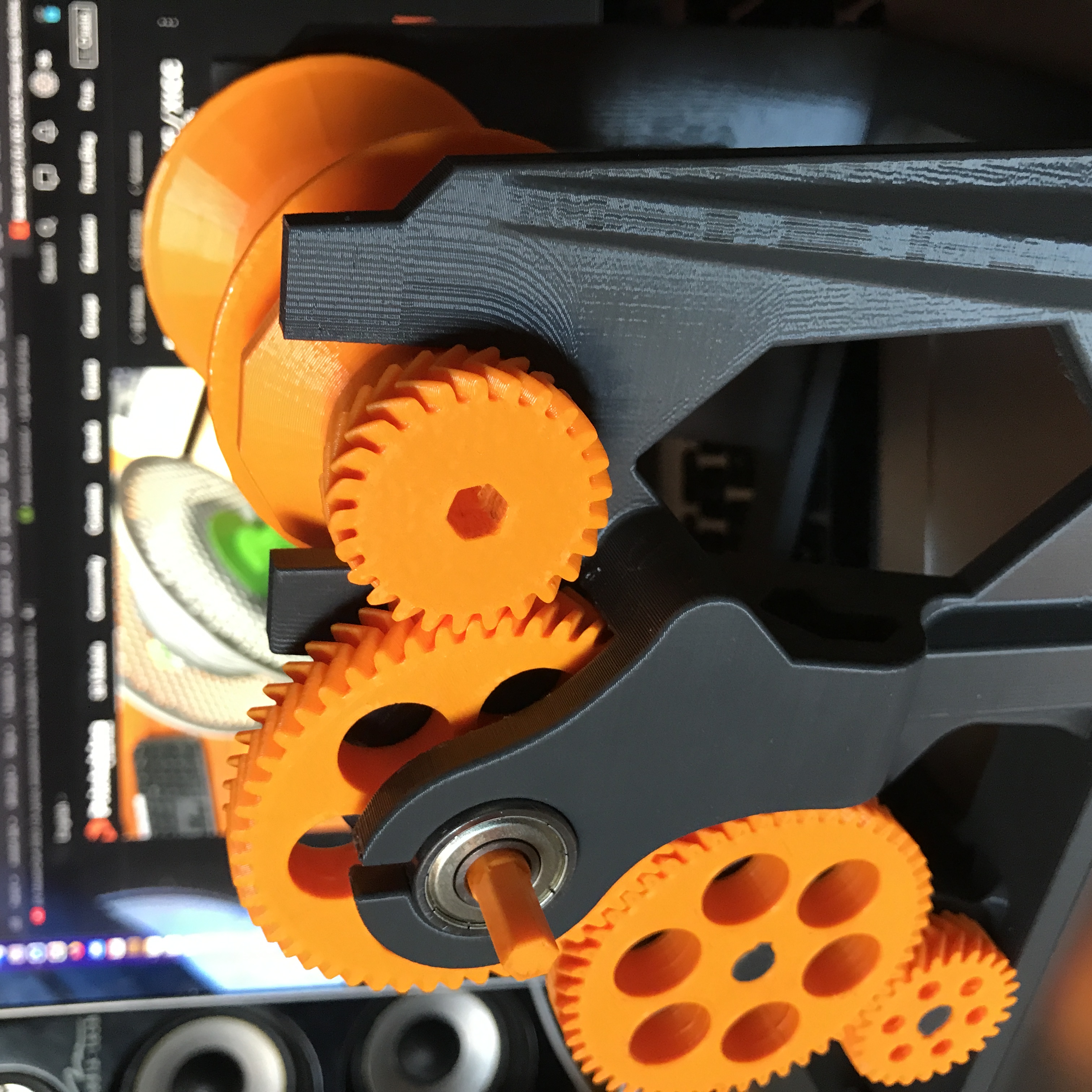 Spool Holder Axle Geared heavy load with hexagon by Captain Paris ...