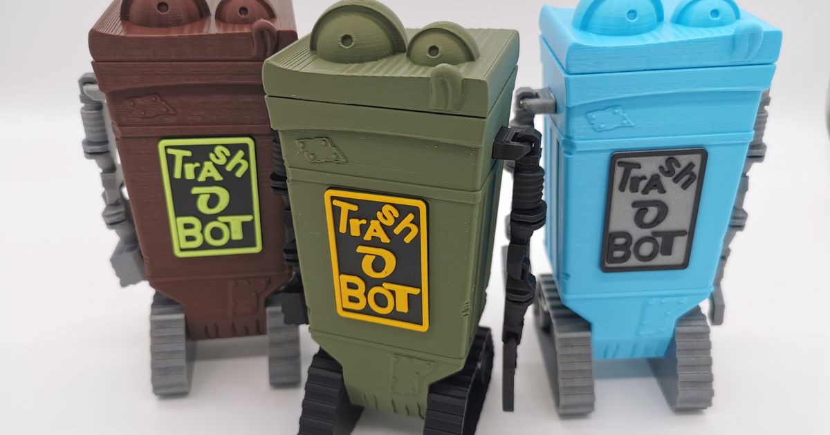 Trash O Bot by viridisdruck.de | Download free STL model | Printables.com