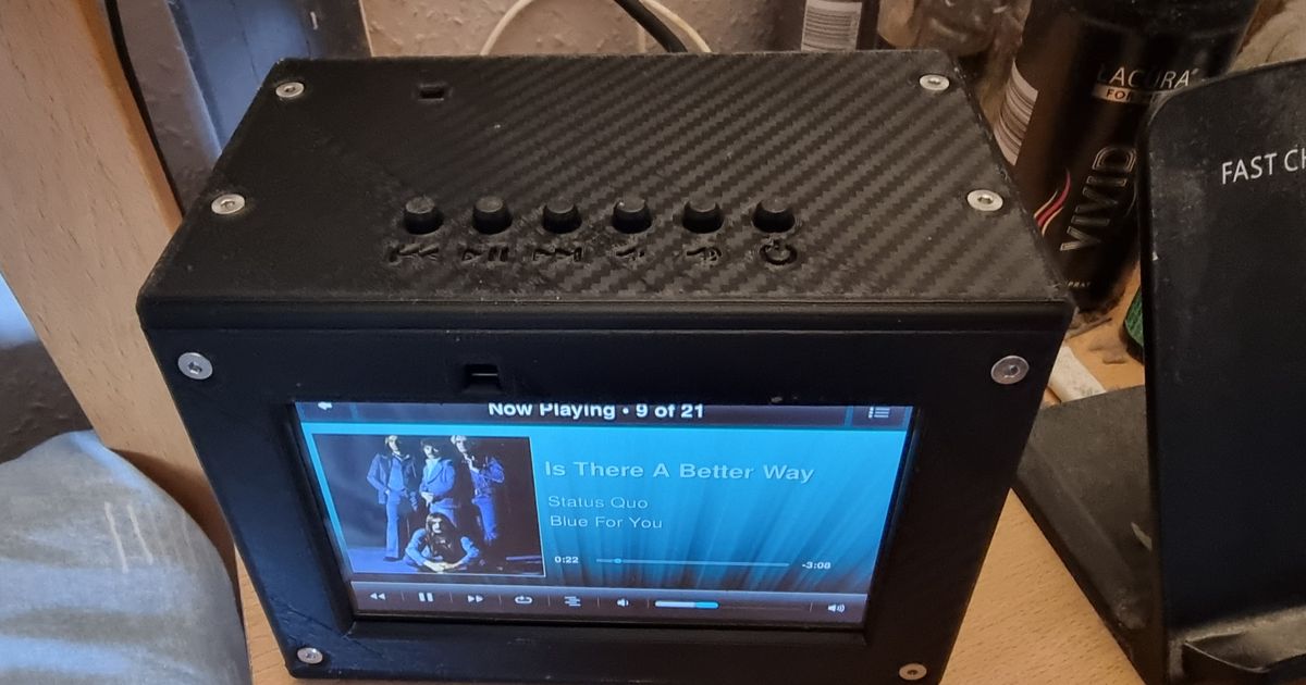 Raspberry Pi Squeezebox case v 2.0 by mfraz74 | Download free STL model | Printables.com