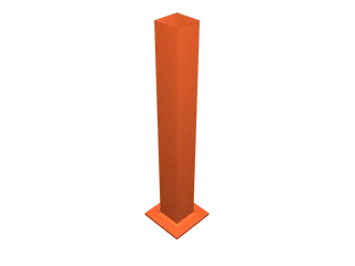 Z Calibration Tower (Square) by remotelove | Download free STL model ...