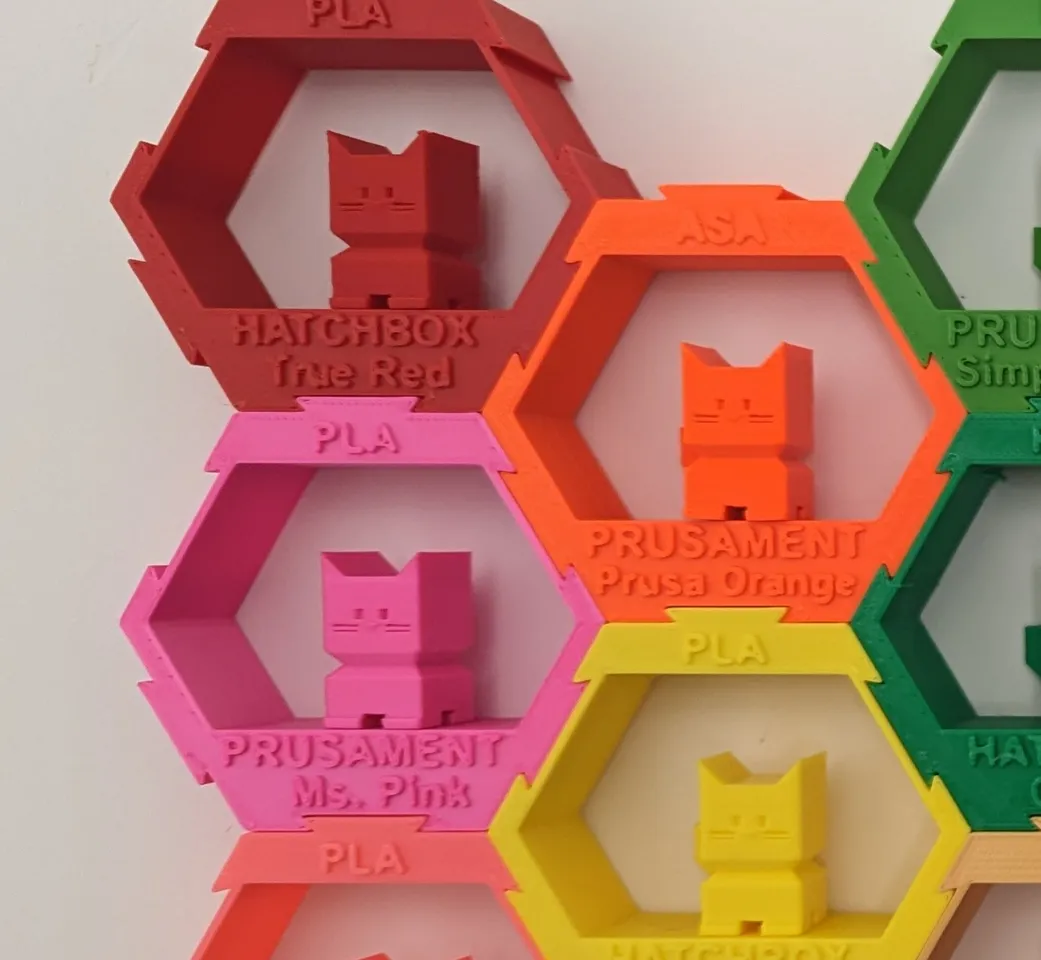 Hexagonal Interlocking Shelf by N757JB | Download free STL model ...