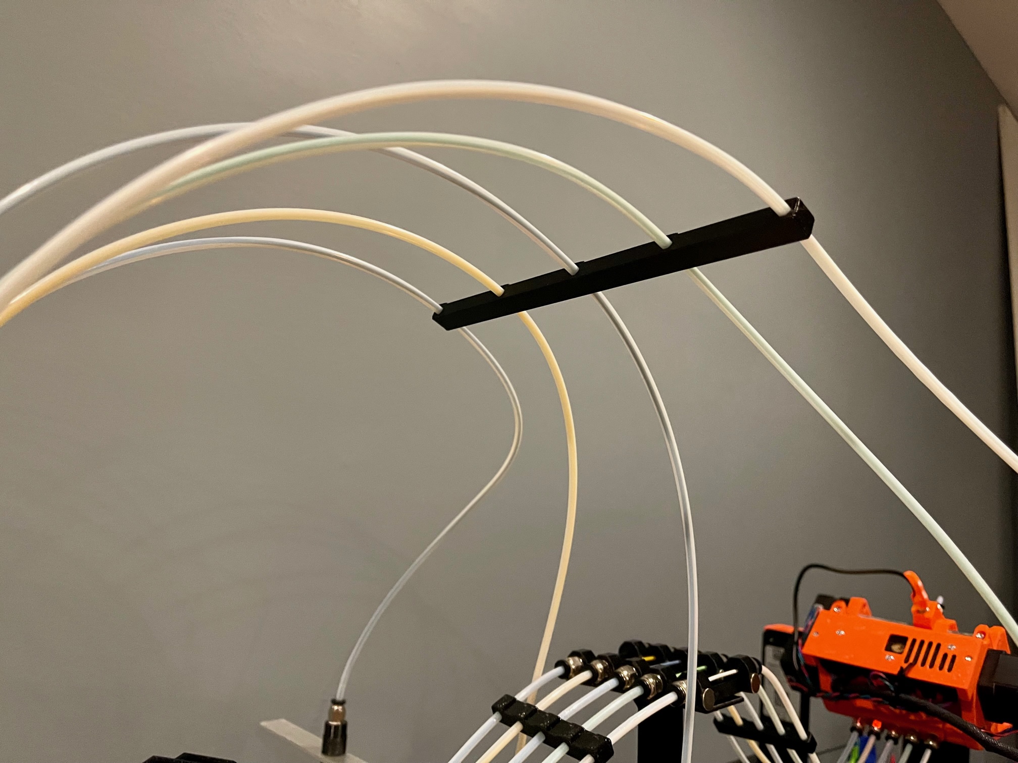 Long PTFE Tube Spacer five holes MMU by Plaidbear | Download free STL ...