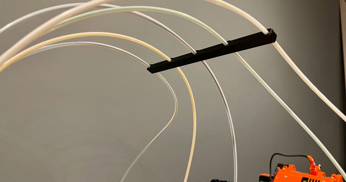 Long PTFE Tube Spacer five holes MMU by Plaidbear | Download free STL ...